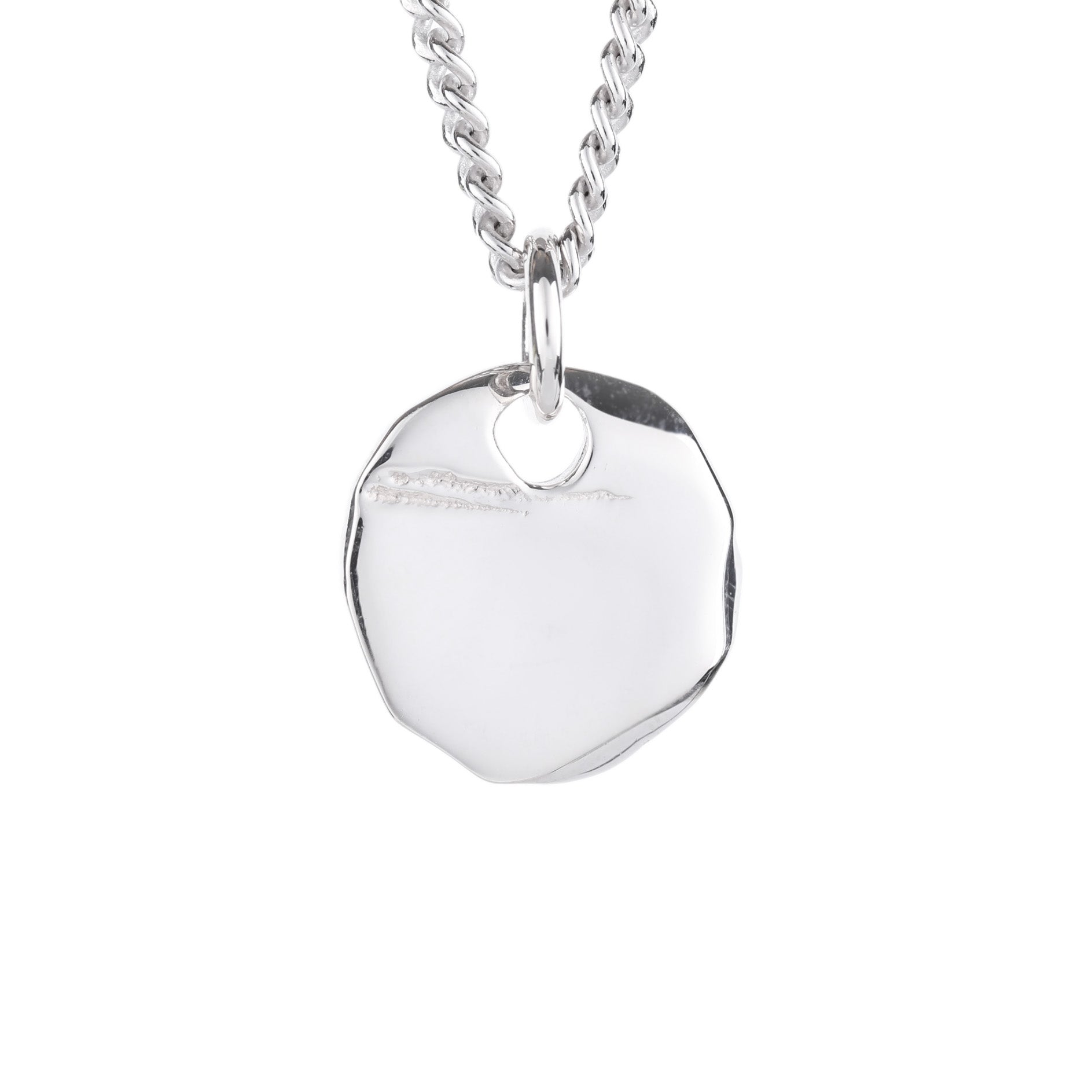 Silver Chip Pendant – EIJI